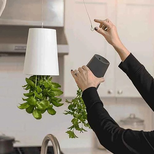 plastic Inverted Sky Garden Hanging Pot Upside Down Planter Flowerpot ...