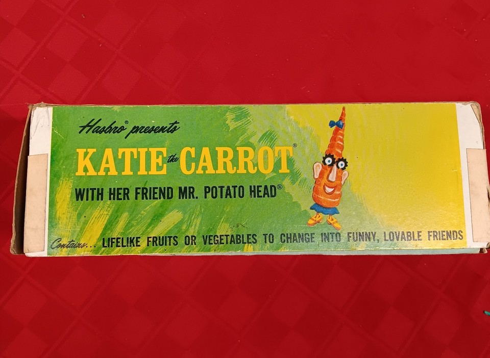 Vintage Katie The Carrot With Her Friend Mr Potato Head 2053 Hasbro ...