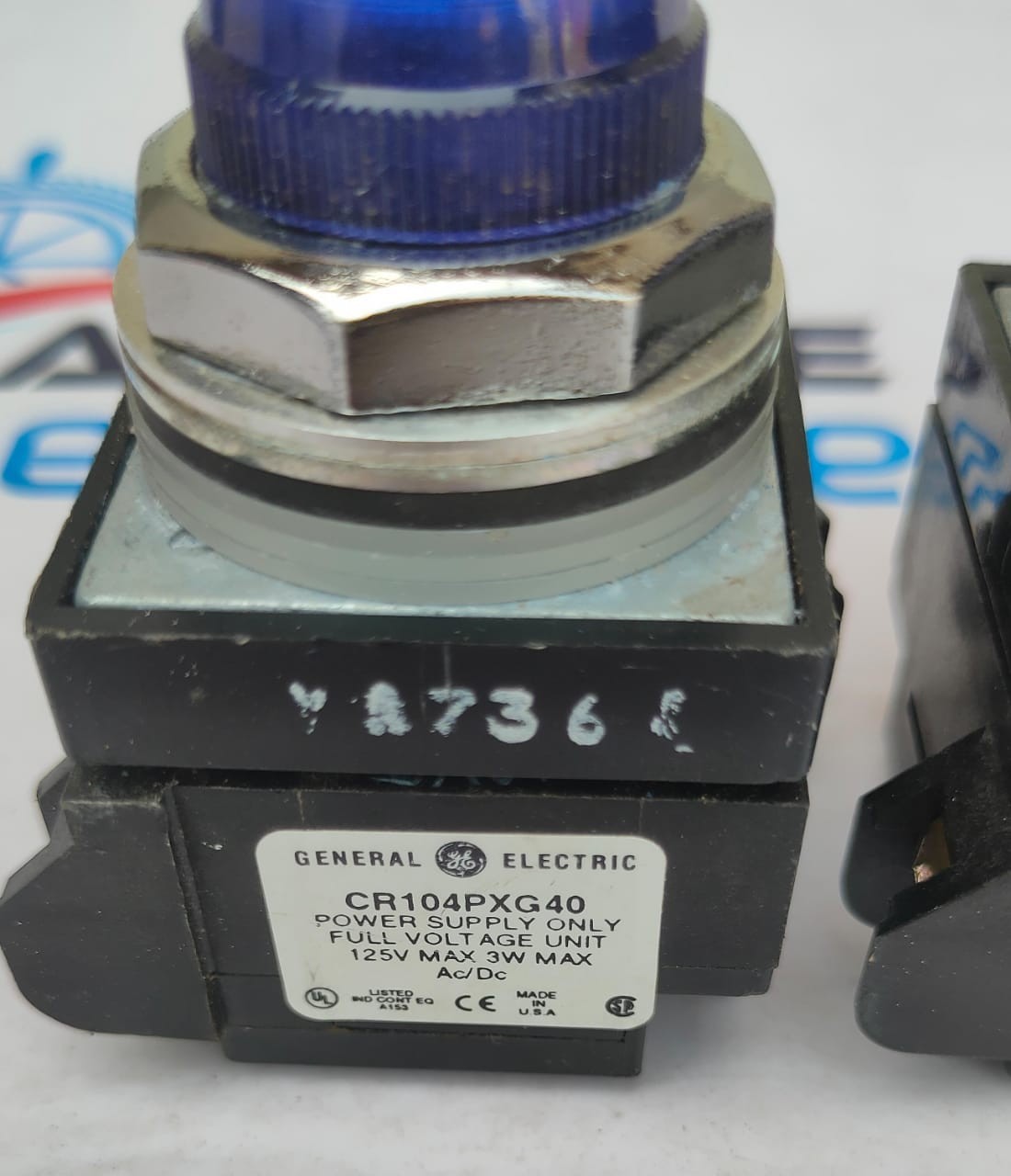 GENERAL ELECTRIC CR104PXG40 BLUE PILOT LOT OF 2 | eBay