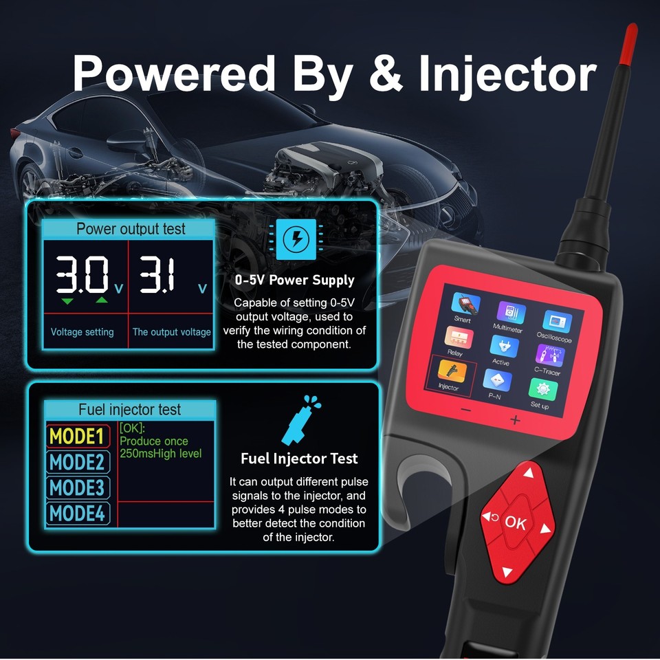 2026New P200 Car Power Probe Kit Circuit Tester Car Electrical System ...