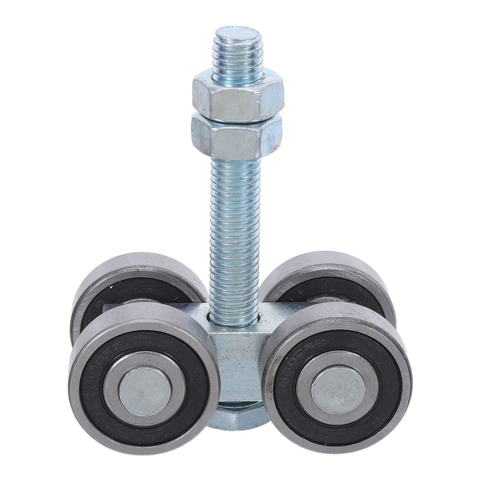 Heavy Duty Sliding Door Slide Rail Hanging Wheel Barn Trolley Wheels ...