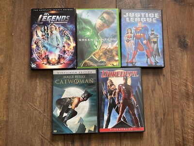 Lot Of 5 DVDs Movies: DC MOVIE LOT JUSTICE LEAGUE DAREDEVIL GREEN ...