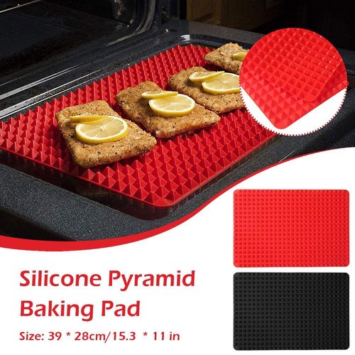 Silicone Non Stick Cooking Mat Pyramid Pan Oven Baking Fat Tray ...