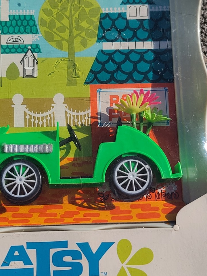 Vintage 1968 Ideal Rally Flatsy Doll with Car in Frame Tray NIB NOS ...