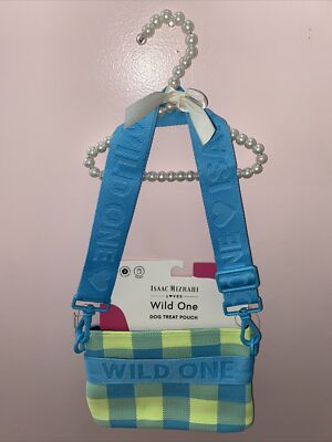 Wild One Dog Treat Pouch & Poop Bag Dispenser - Blue & Green | eBay