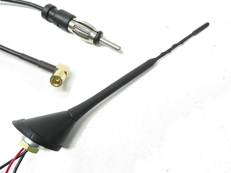DAB + UKW 16 V Antenne Dachantenne Verstärker Universal FM AM PKW Aktiv ...