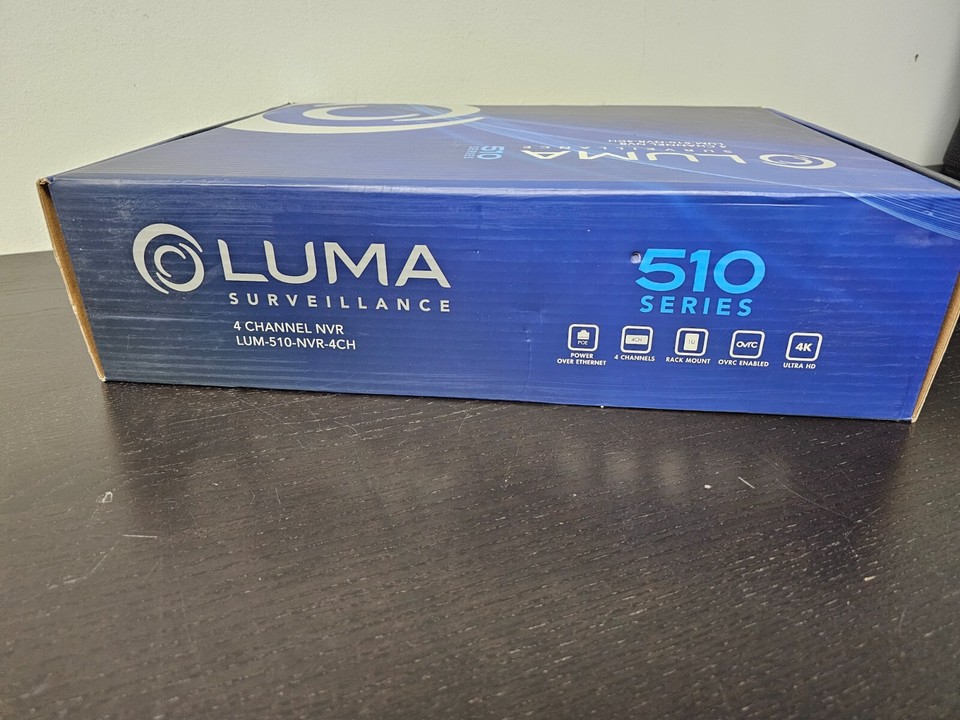 Luma LUM-510-NVR-4CH-0T 4 Channel NVR 510 Series | eBay