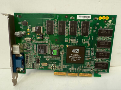 DELL 3K595 AGP GRAPHICS VIDEO BOARD NVIDIA GEFORCE 2MX P36 WITH ...