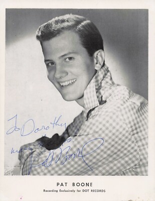 Pat Boone SIGNED Autographed VINTAGE 5x7 Photo | eBay
