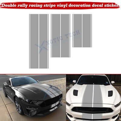14.7 FT Race Hood Roof Pinstripe Die-Cut Stripe Decal For Ford GT500 ...