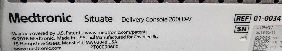 MEDTRONIC 01-0034 SITUATE 200LD-V DELIVERY SYSTEM WITH VERISPHERE ! | eBay