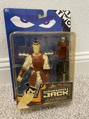 Samurai Jack Side Slash Action Figure Cartoon Network NEW SEALED | eBay