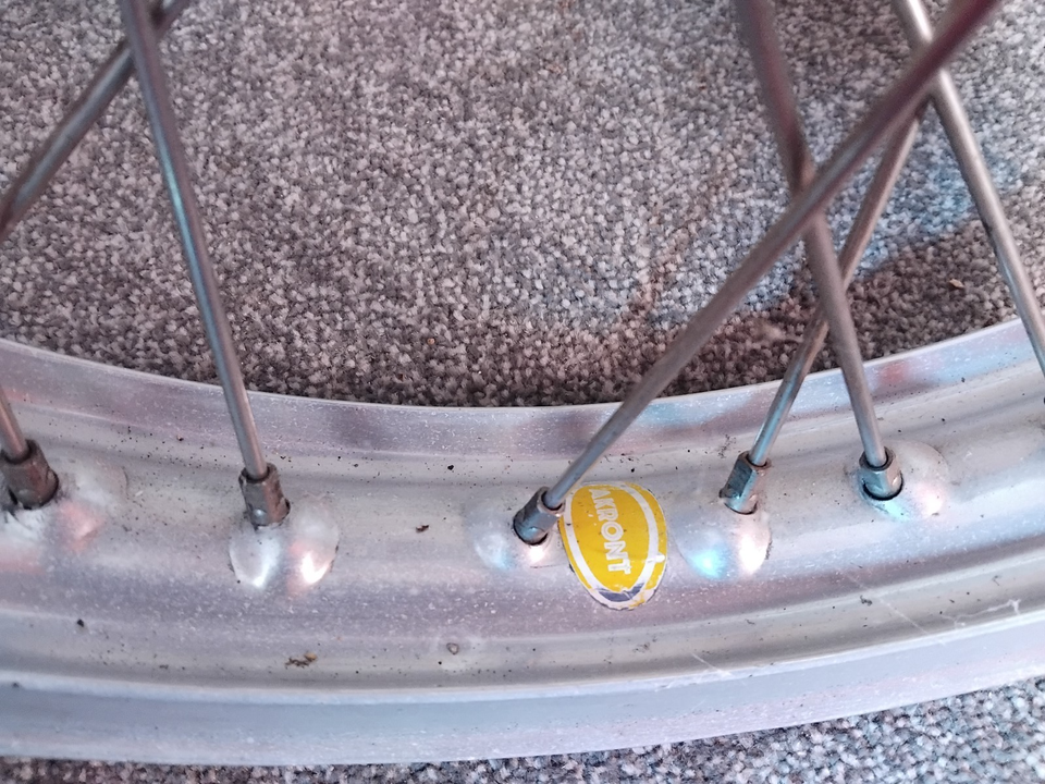 TRIUMPH T140 T150 T160 = AKRONT FRONT WHEEL | eBay UK