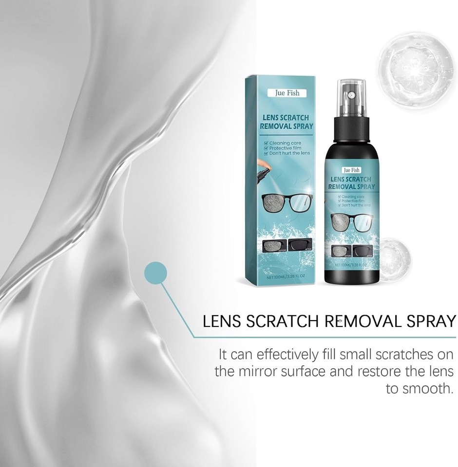 Remover Spray,Scratch Repair Tool for Eyeglass and Sunglasses,Glasses ...