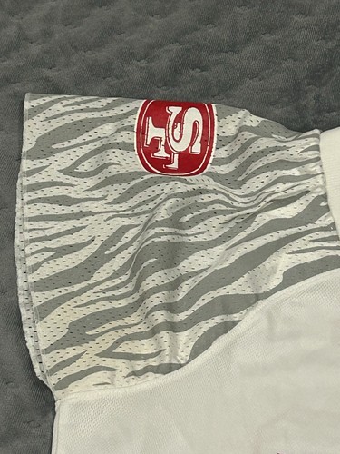 49ers Bling V Neck NFL Team Licensed Jersey Willis 52 Sz M Gray Tiger ...