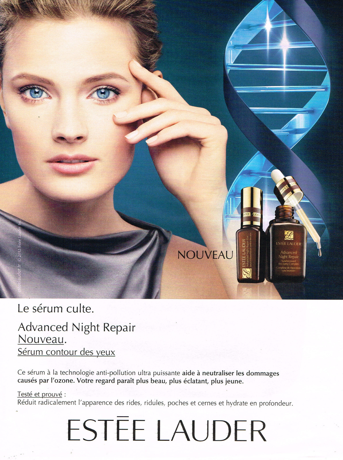 PUBLICITE ADVERTISING 104 2013 ESTEE LAUDER cosmétiques Par ARIZONA ...