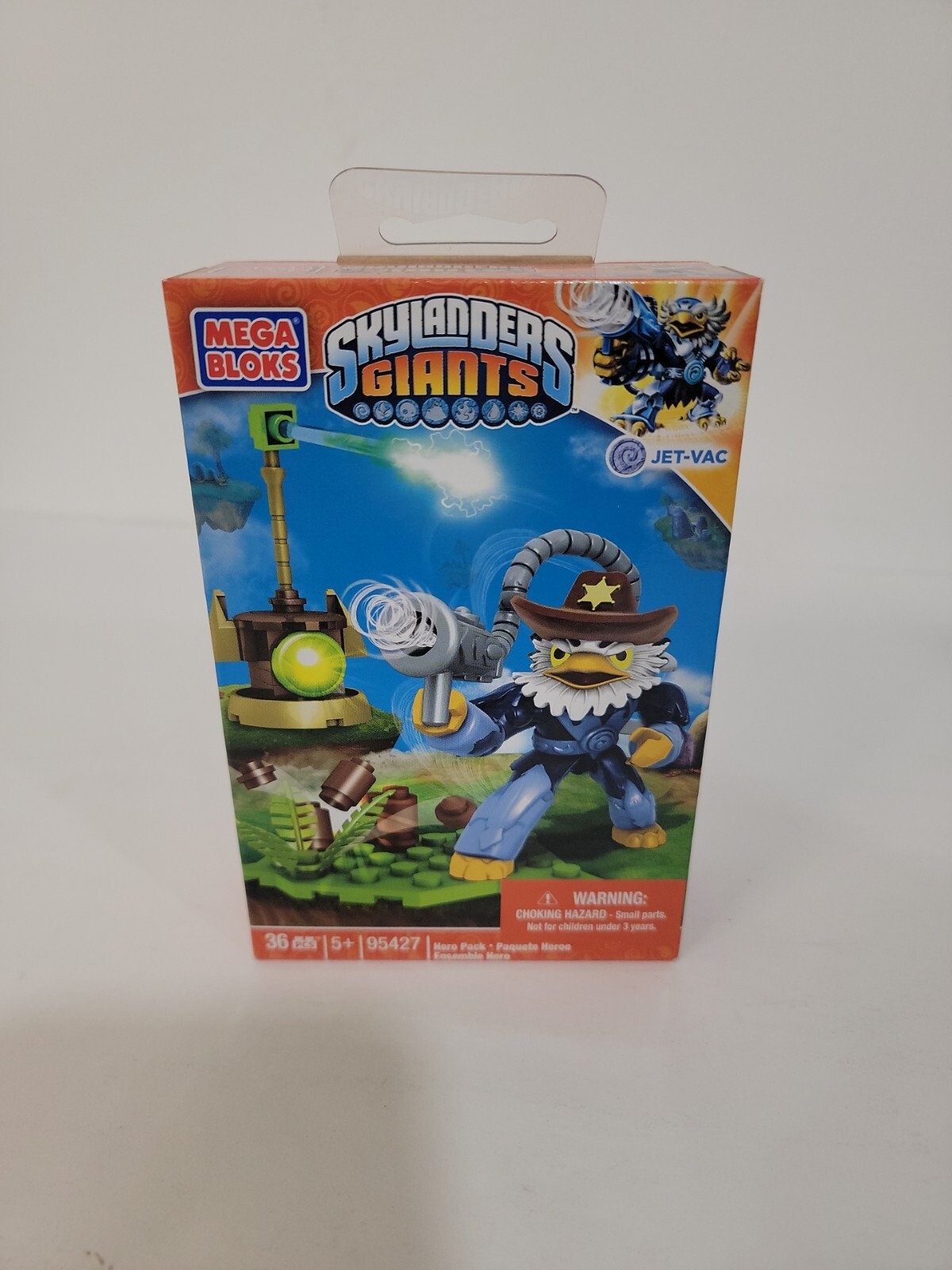 Mega Bloks Skylanders Air Jet-vac W. Cowboy Hat - 36 Pcs Building Kit ...
