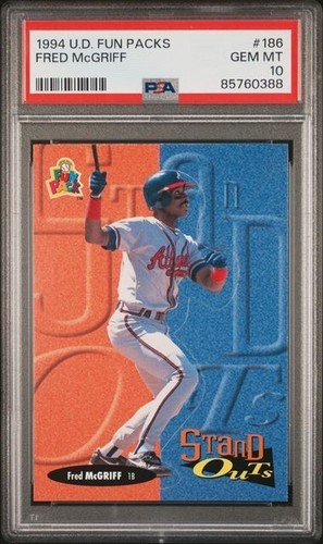 1994 Upper Deck Fun Pack - Fred McGriff #186 for sale online | eBay