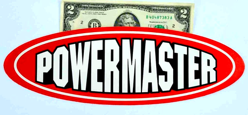 POWERMASTER Performance Sport Products NASCAR NHRA Logo Decal Sticker ...