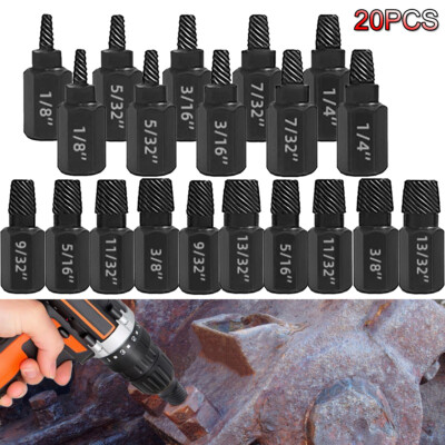 20PC Broken Head Bolt Screw Cap,Extractor Screw Hexagon Socket Bolt ...