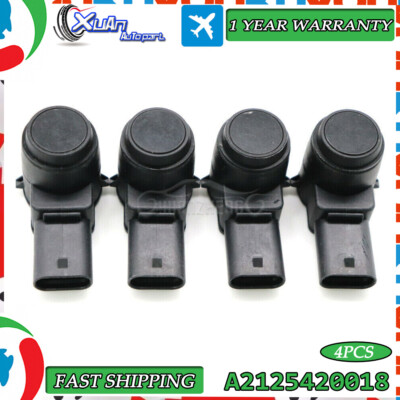 For Mercedes A B E S SLS Class W212 W221 A2125420018 4PCS Bumper ...