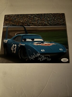 Richard Petty The King Cars Pixar SIGNED 8X10 PHOTO JSA | eBay