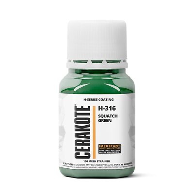 CERAKOTE® H-SERIES Oven Cure Coating with Part B H-316 Squatch Green ...