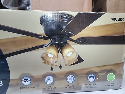 NEW** Harbor Breeze Centreville 52" Oil Rubbed Bronze Ceiling Fan | eBay