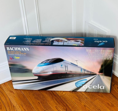 BACHMANN AMTRAK ACELA EXPRESS PASSENGER TRAIN SET HO SCALE #01202 | eBay