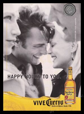 Jose Cuervo 2000s Print Advertisement Ad 2001 "Happy Hours to You" | eBay