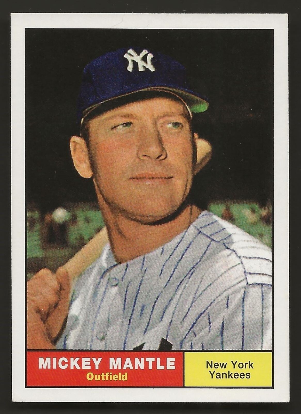 1996 Topps Sweepstakes Redemption 1961 Mickey Mantle Reprint | eBay