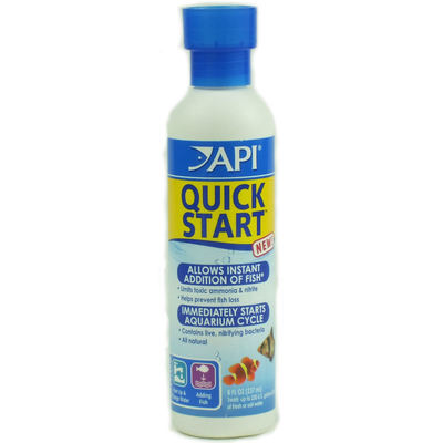 API Quick Start 237ml Fish Water Treatment Filter Ammonia Bacteria ...
