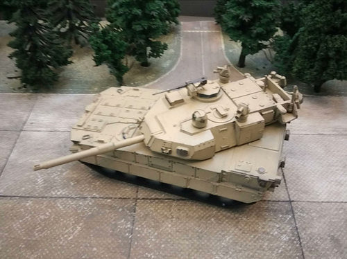 3D printed 1/72 Modern US "MPF - M10 Booker light tank" Painted ...