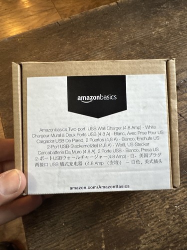 AmazonBasics 24W Two Port USB-A Wall Charger 2-pack! | eBay