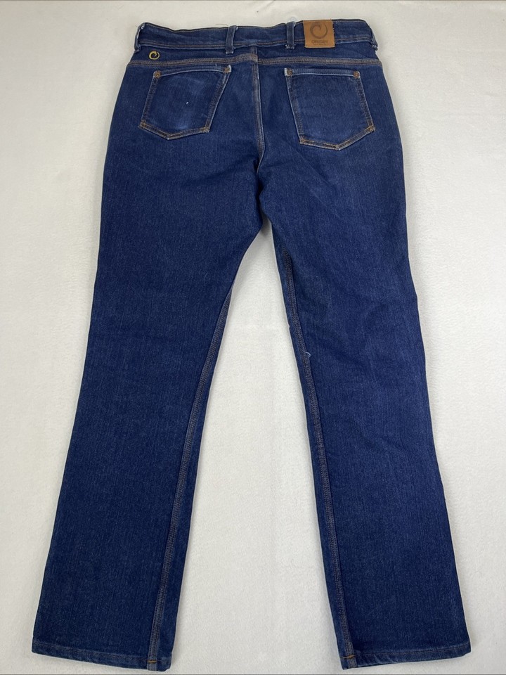 Origin Jeans Mens 34x31 Blue Denim Delta 68 Legit Fit Straight Stretch ...