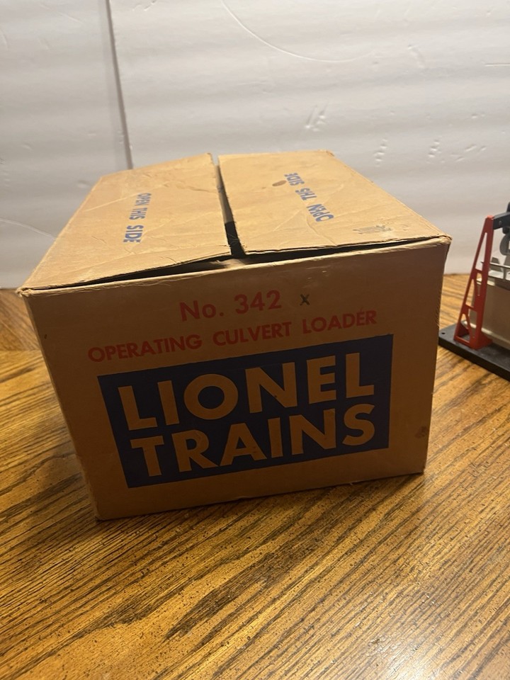 Vintage Lionel Postwar No. 342 Operating Culvert Loader In Original Box ...