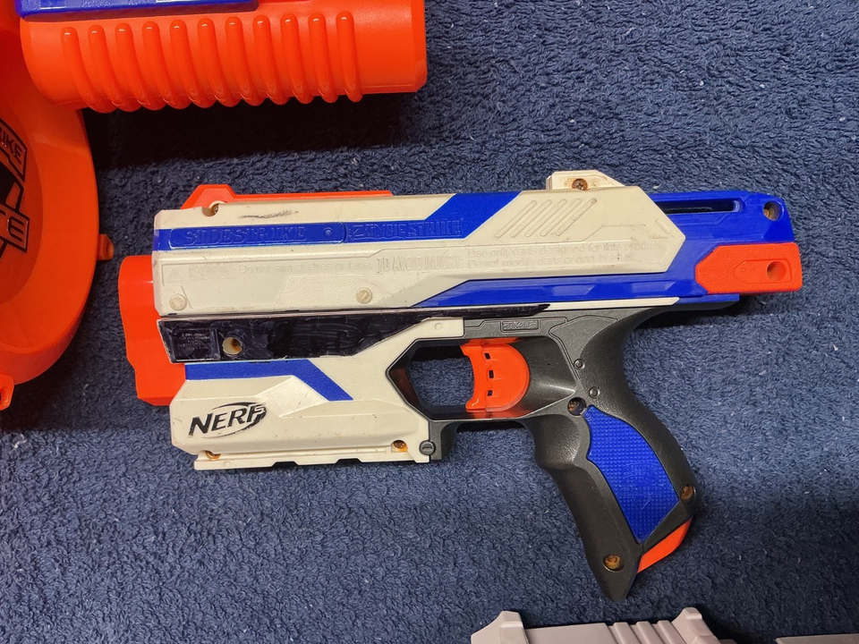 nerf guns hyper fire elite, fire starter elite, long arm, shadow ICS-6 ...