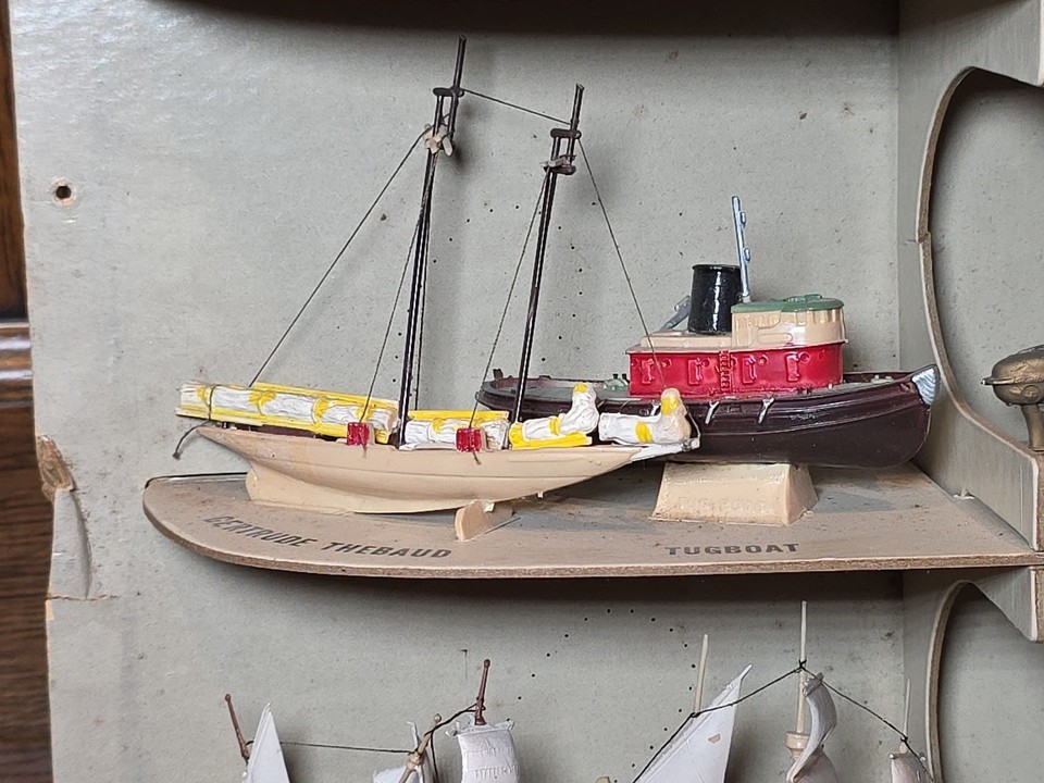 VTG 50s Toy Store Display Ideal Precision Miniatures Cars Vehicles ...