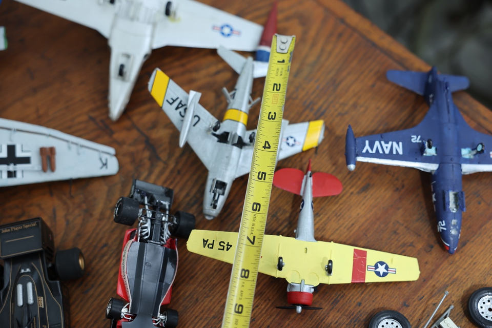 Vintage Plastic Model Car Airplane Lot Junkyard Parts Indy Car Semi ...