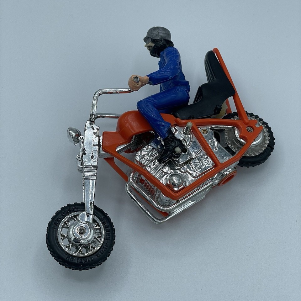 TTP Stunt Cycle Turbo 1973 Kenner GMFGI Turbo-O-Duster AS IS Orange ...