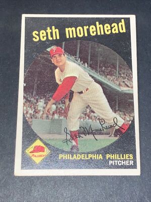 1959 Topps Baseball #253 Seth Morehead RC Rookie Phillies | eBay