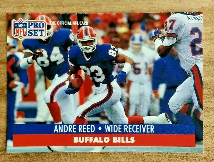 1991 PRO SET ANDRE REED CARD#81 MINT BUFFALO BILLS KUTZTOWN UNIVERSITY ...