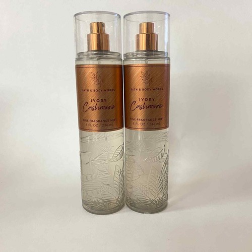Bath & Body Works Ivory Cashmere Fragrance Mist 8 fl oz 2 Pack | eBay