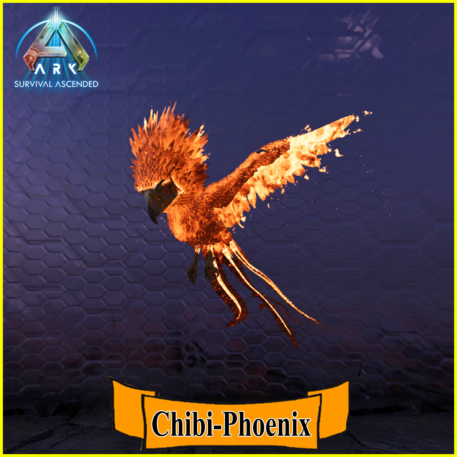 Ark Survival Ascended PC/PS5/XBOX -Official PVE - CHIBI PHOENIX (RARE ...