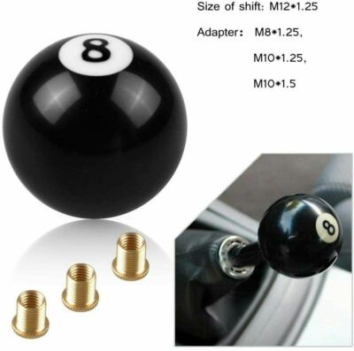 8 eight Pool Billiard Ball custom Gear Shifter Shift Knob car lever ...