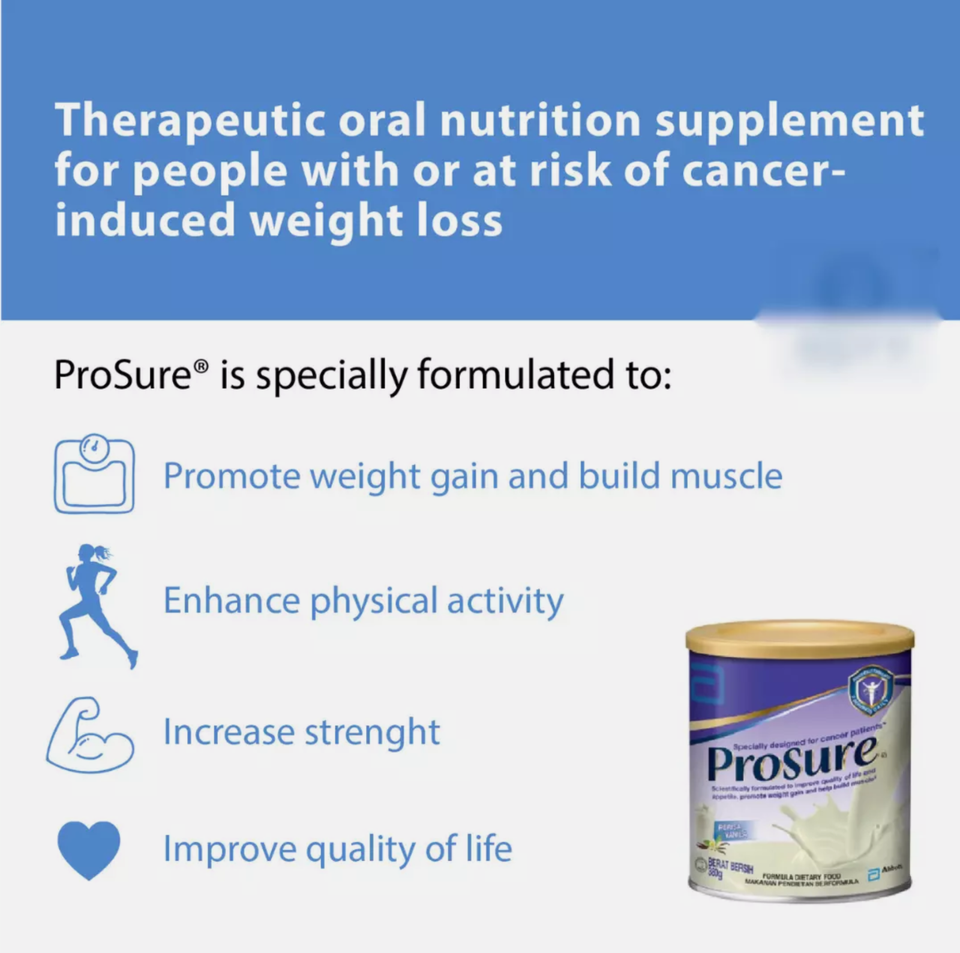 4 Cans Abbott Pro Sure Milk High Protein, Prebiotic & EPA 380g Express ...