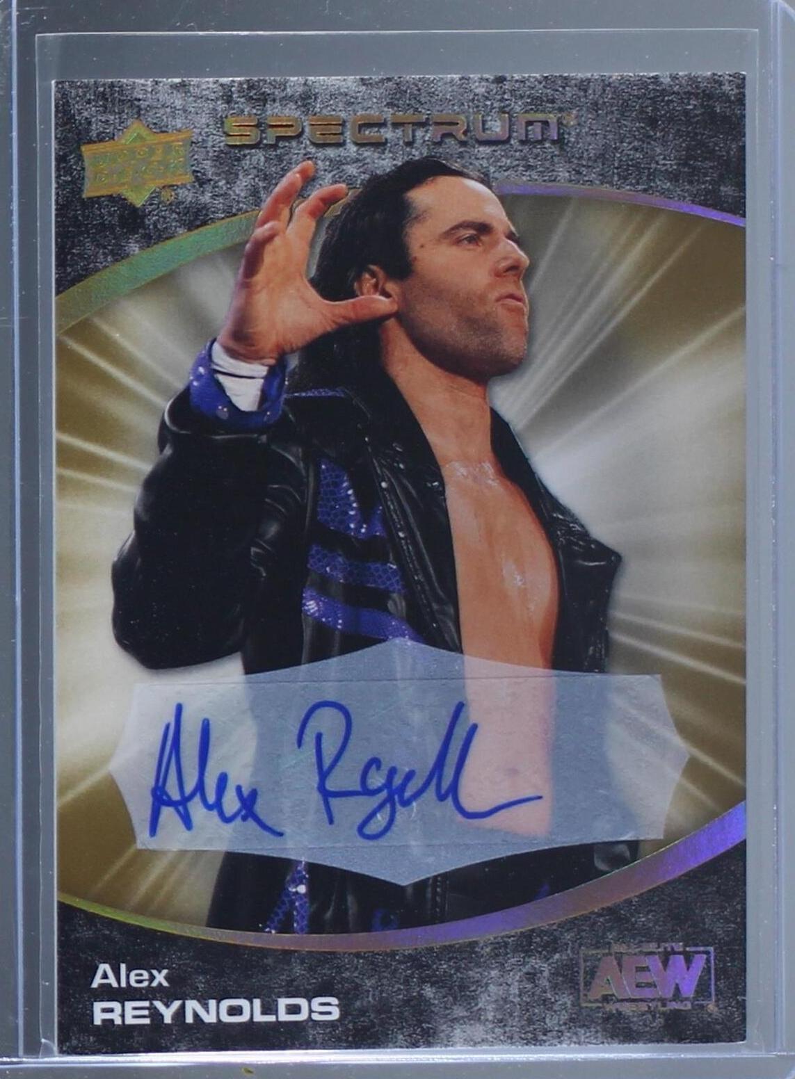 2021 Upper Deck AEW Spectrum - Alex Reynolds #89 Gold Autographs /1 (AU ...