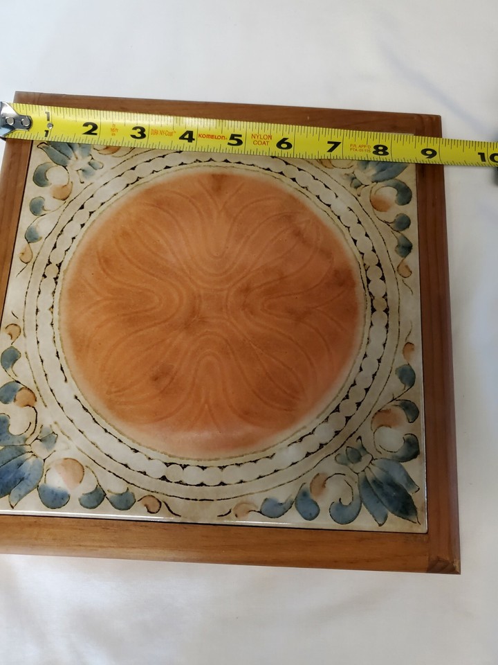 Ceramic Tile in Wooden Frame Trivet made by The Country Craftsman ...