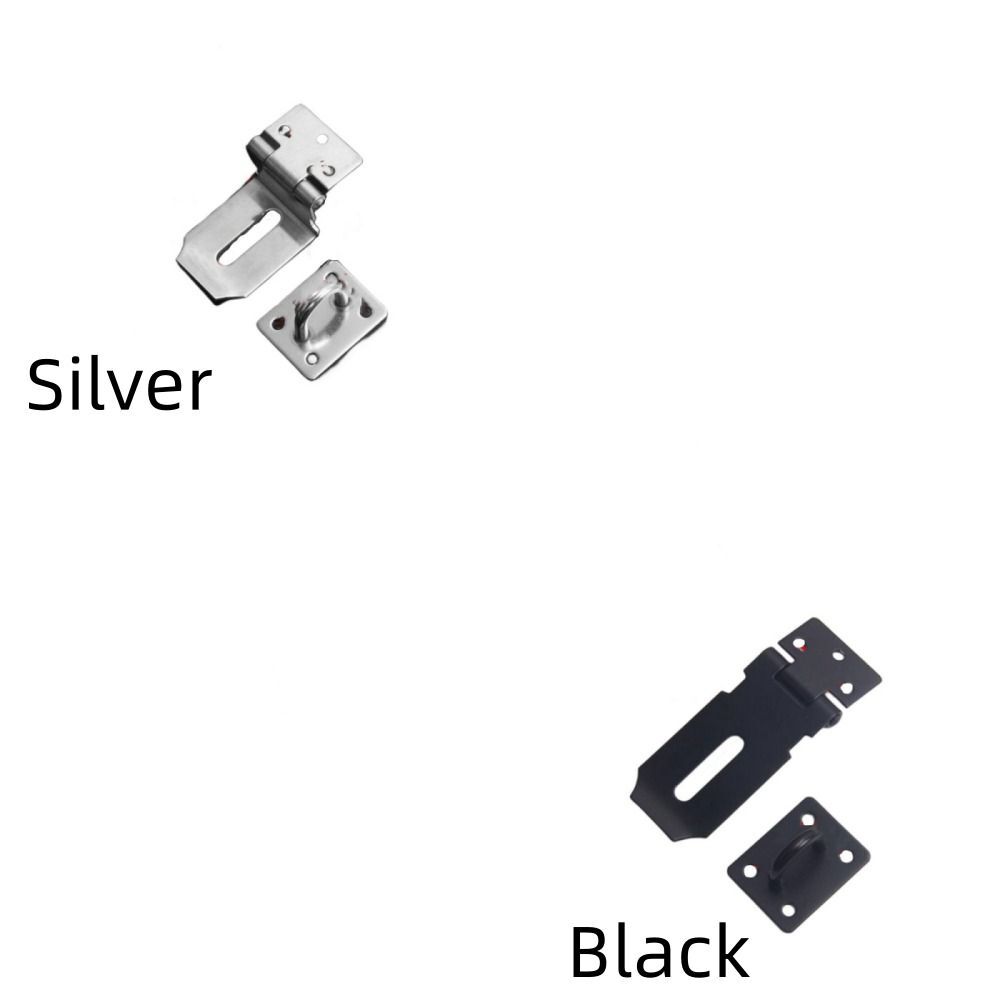 2/1 Pcs Stainless Steel Hasp Lock Padlock Hasp Push, Sliding, Barn Door ...