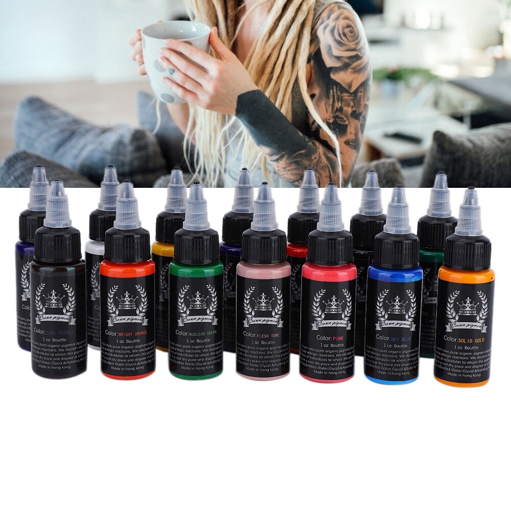 30ml/bottle 14 Colors Tattoo Ink Set Tattoo Ink Set Professional Tattoo ...